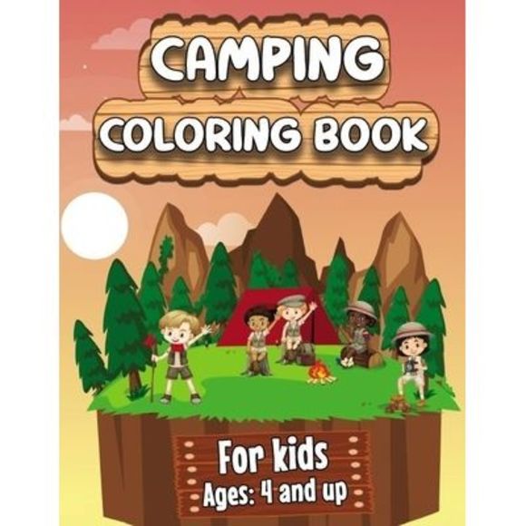 William Bolton | Other | Camping Coloring Book Happy Camping Coloring ...